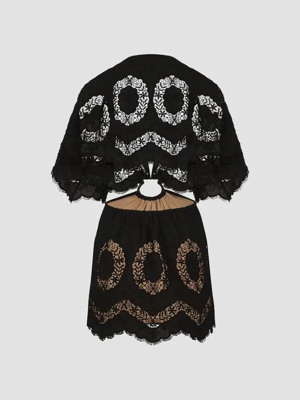 Johanna Ortiz Paradise Cotton Minidress