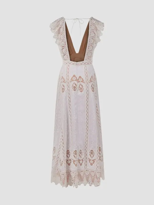 Johanna Ortiz Grace In The Open Fields Maxi Dress