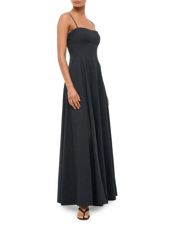 Staud Wylie Poplin Maxi Dress
