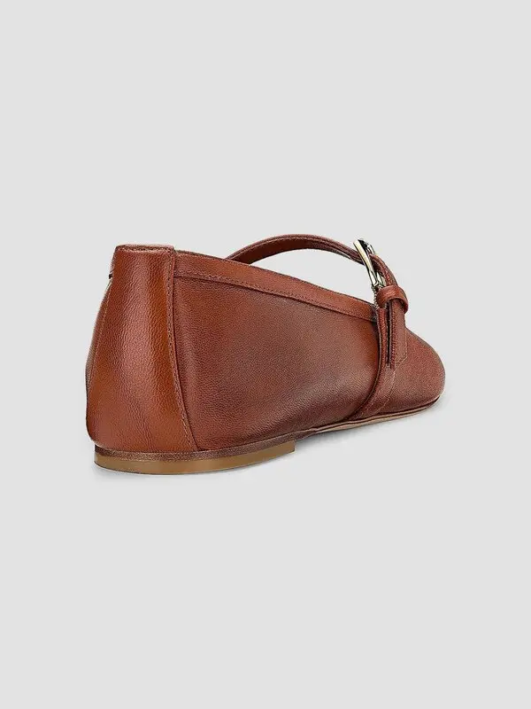 STUART WEITZMAN Sai Leather Ballet Flats