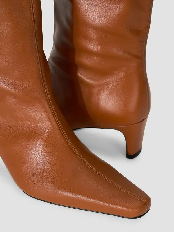 Staud Wally 55mm Leather Knee-high Boots