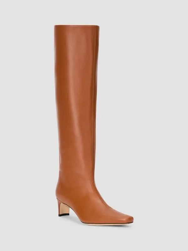 Staud Wally 55mm Leather Knee-high Boots