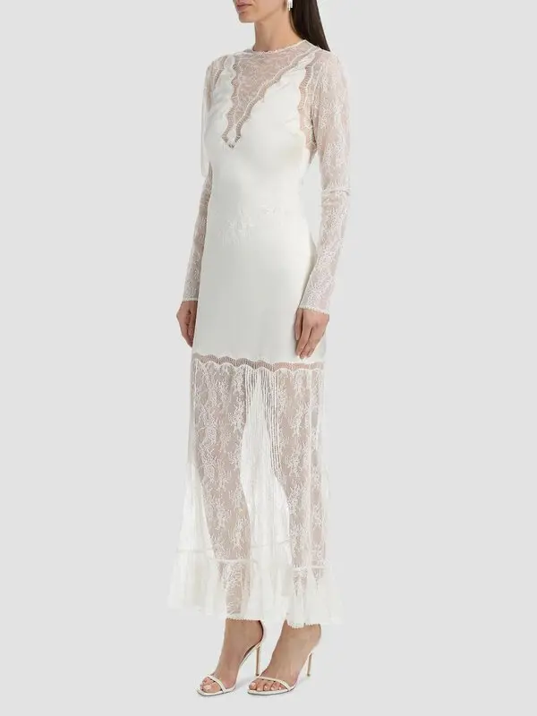 Simkhai Alicia Lace Midi-dress