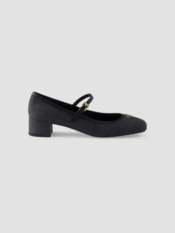 Prada Fabric Pumps - Grey