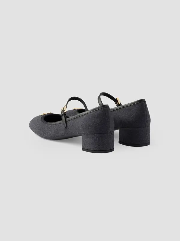Prada Fabric Pumps - Grey