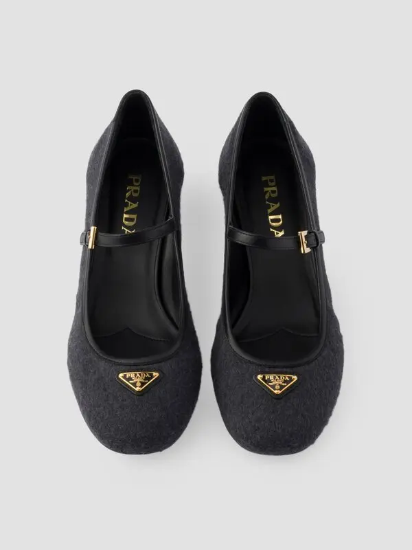 Prada Fabric Pumps - Grey