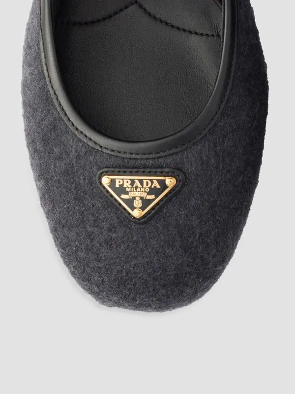 Prada Fabric Pumps - Grey