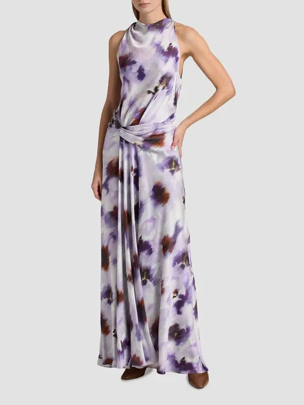 A.L.C. Skylar Abstract-print Gown