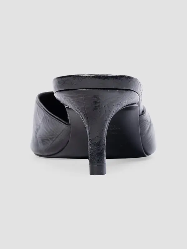 BLACK SUEDE STUDIO Analisa Mules - Black