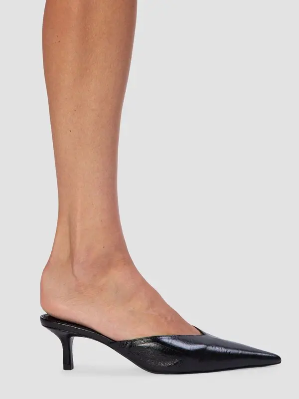 BLACK SUEDE STUDIO Analisa Mules - Black