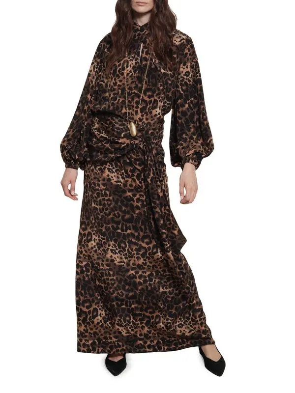 Johanna Ortiz Candelaria Intricate Islands -printed Silk Top
