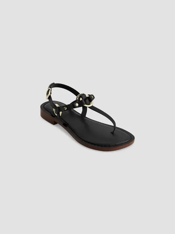 Bernardo Tuni T-strap Sandals