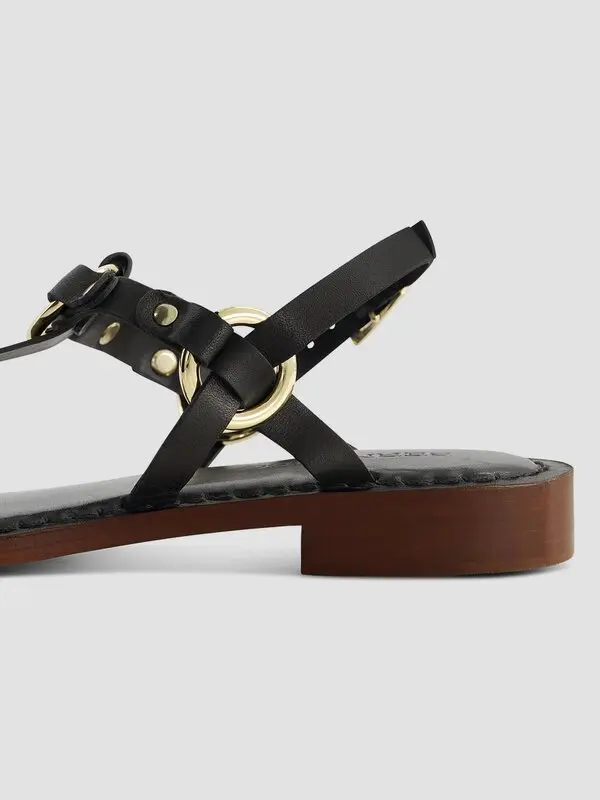 Bernardo Tuni T-strap Sandals