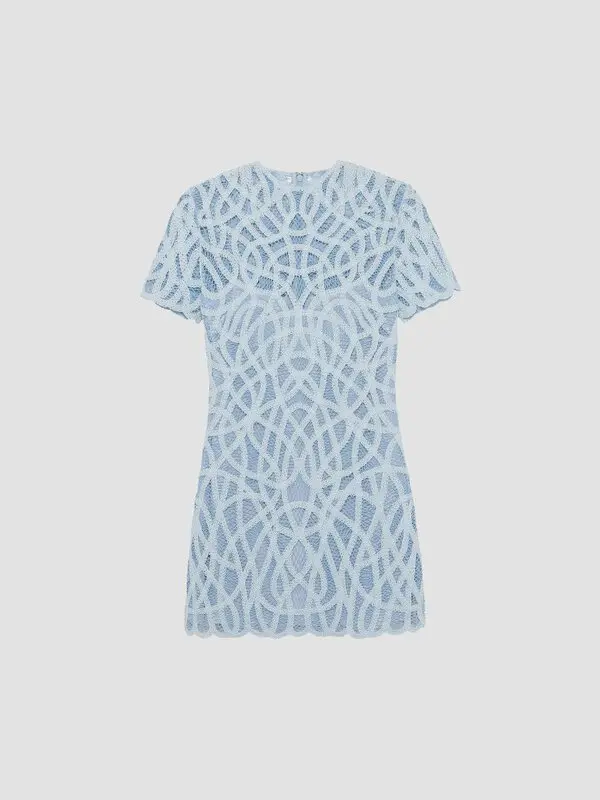 Simkhai Desiree Cotton Macramé Minidress
