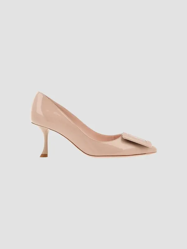 ROGER VIVIER Viv In The City Leather Pumps