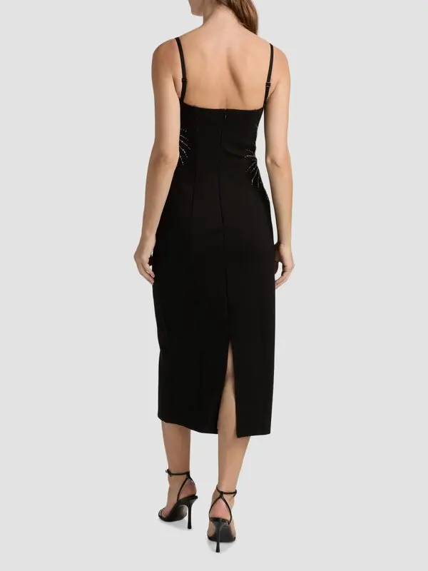 Staud Britney Beaded Cocktail Dress - Firework