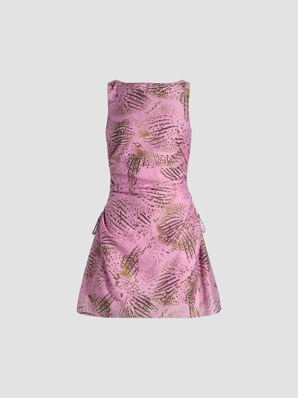 AMUR Waverlyn Ruched Minidress
