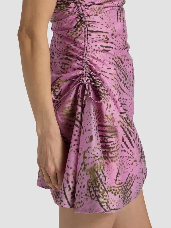 AMUR Waverlyn Ruched Minidress