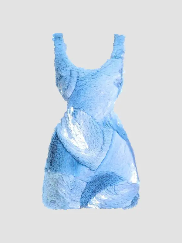 Simkhai Emilie Paillette-sequinned Linen-blend Minidress