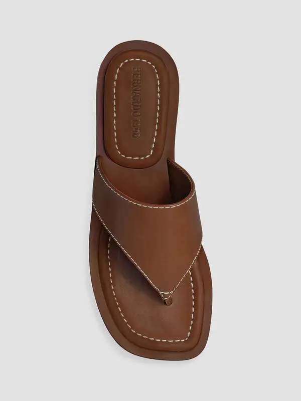 Bernardo Agora Thong Sandals - Saddle