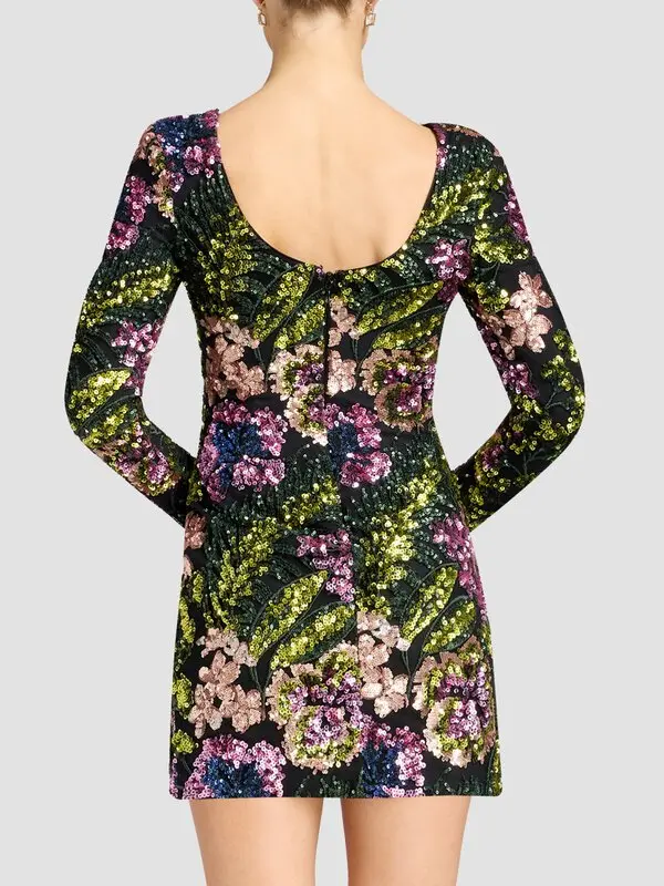 Dress The Population Nathalia Sequin Mini Dress