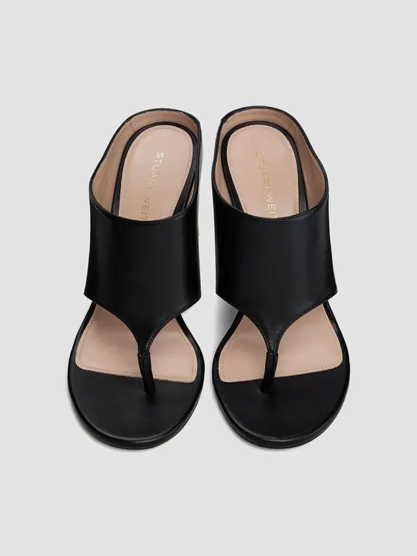 STUART WEITZMAN Babette 85mm Leather Block-heel Sandals