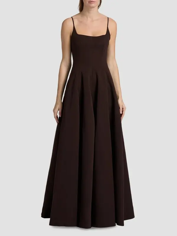 Staud Joy Cotton-blend Maxi Dress