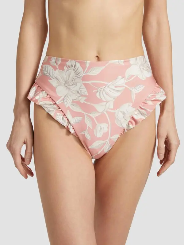 Agua Bendita Jengibre Floral High-rise Bikini Bottom