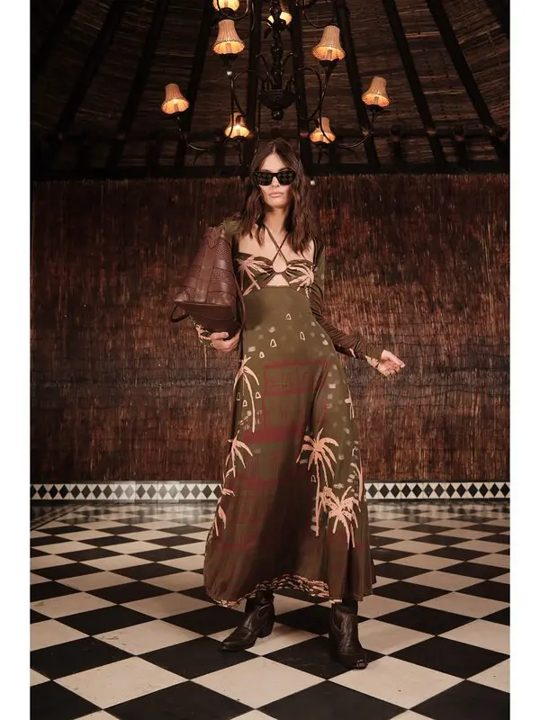 Johanna Ortiz Eternal Tropical Ankle Dress
