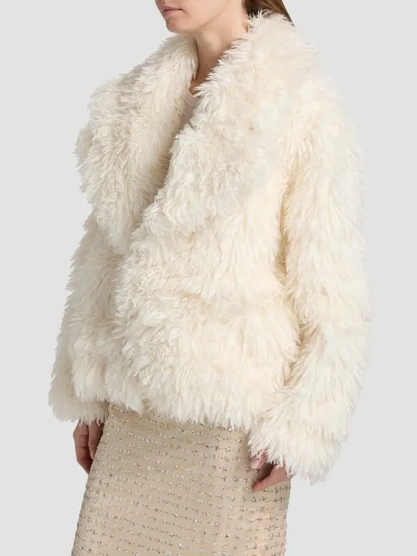 Staud Soprano Faux Shearling Jacket