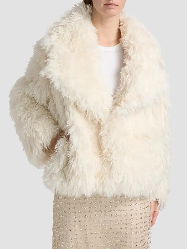 Staud Soprano Faux Shearling Jacket