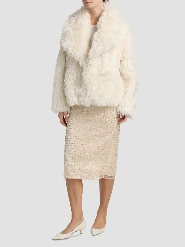 Staud Soprano Faux Shearling Jacket