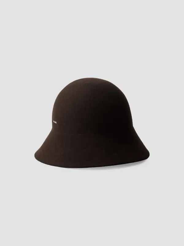 Prada Felt Hat - Brown