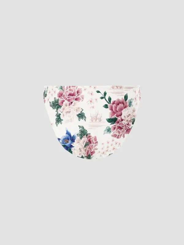 Agua Bendita Radical Sunrise Ilu Reversible Floral Bikini Bottom