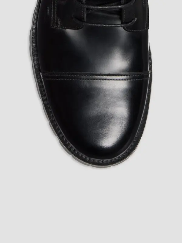 Gucci Primavera Sylke Leather Ankle Boots
