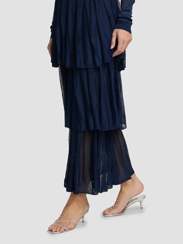 ET OCHS Anslie Knit Tiered Midi-dress