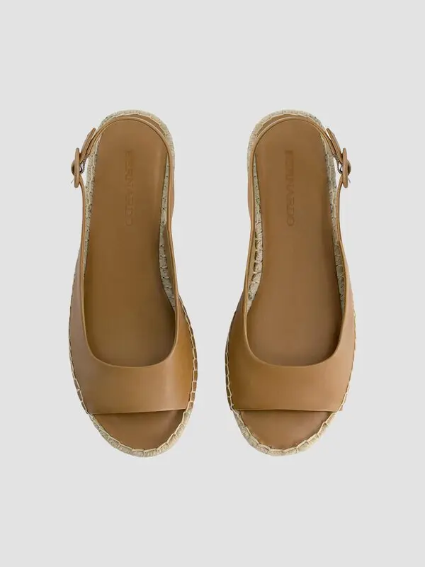 Bernardo Melila Espadrille Wedges - Sand