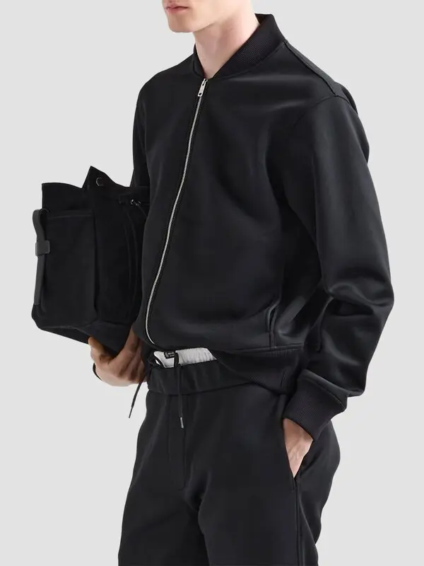 Prada Jersey Blouson Jacket