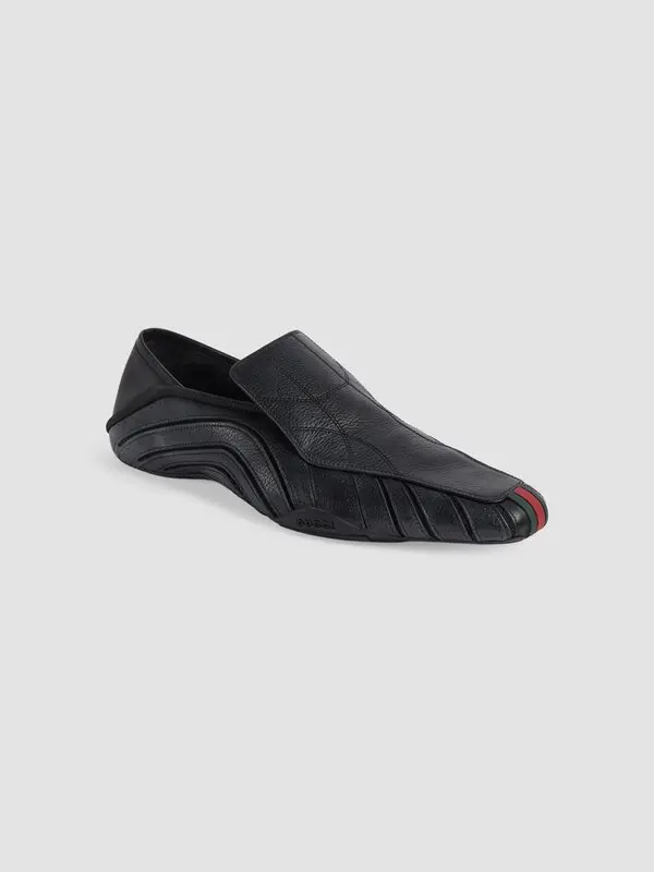 Gucci Primavera Miami Leather Low-top Sneakers - Black