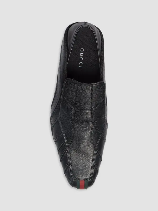 Gucci Primavera Miami Leather Low-top Sneakers - Black