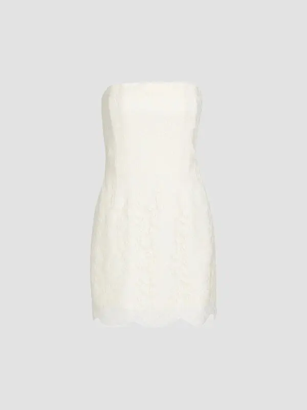 A.L.C. Eliana Lace Strapless Minidress