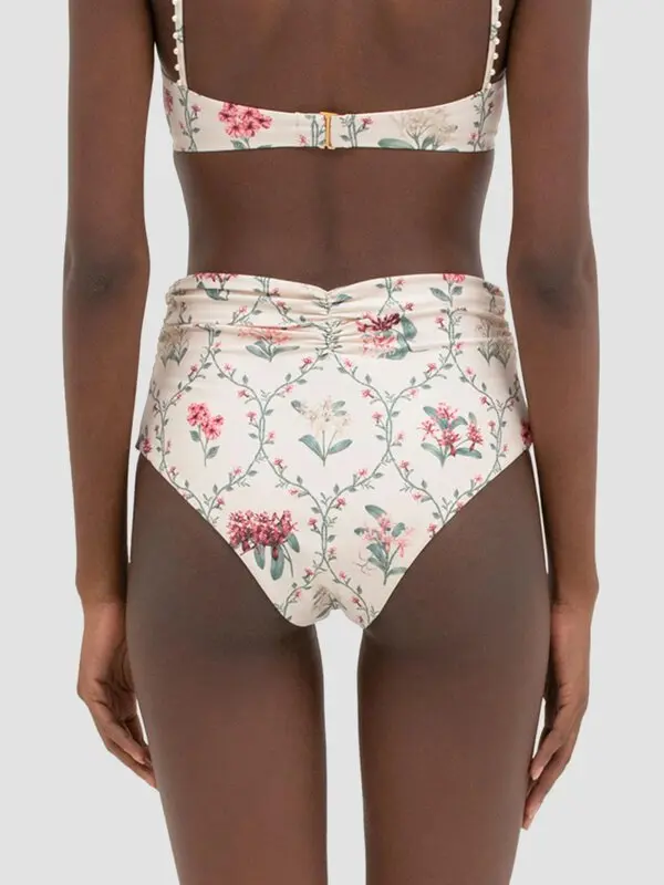 Agua Bendita Vaiven Orquidea Ruched Bikini Bottom