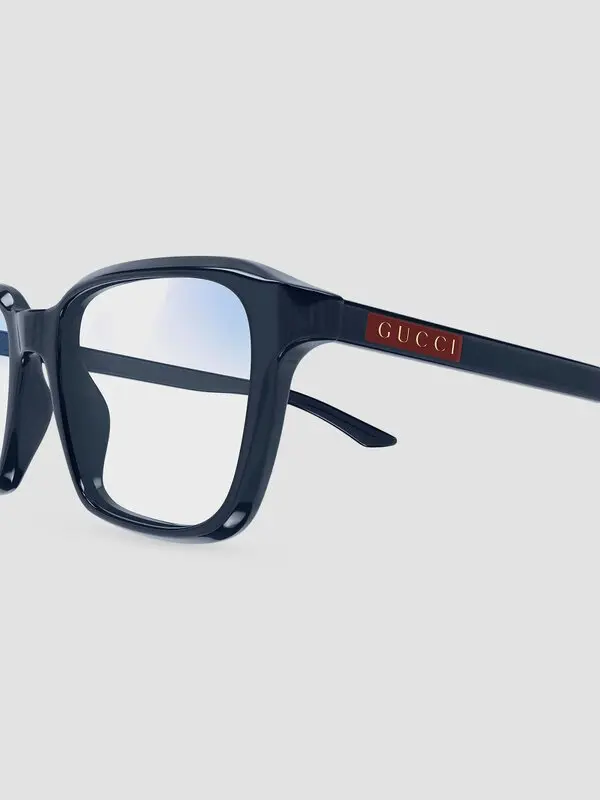 Gucci Flag 52mm Square Sunglasses - Blue
