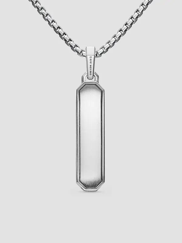 David Yurman Courage Amulet In Sterling With 14k Yellow Gold, 35mm