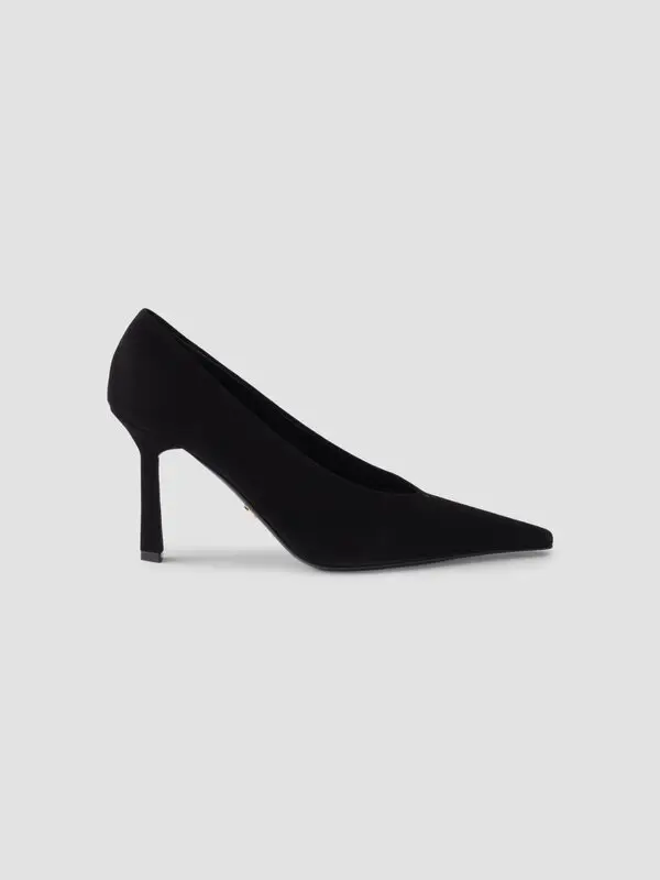 Prada Suede Pointy Toe Pumps