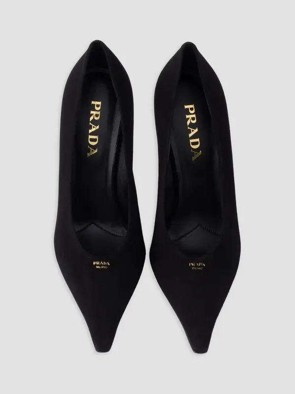 Prada Suede Pointy Toe Pumps