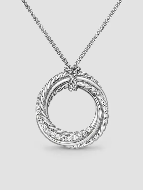David Yurman Crossover & Sterling Silver Pendant Necklace