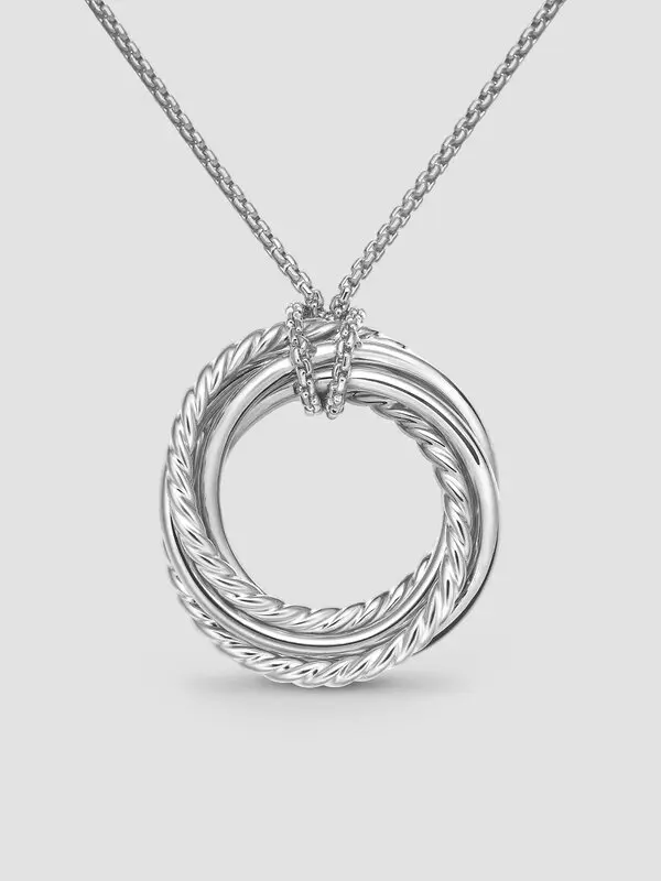 David Yurman Crossover & Sterling Silver Pendant Necklace