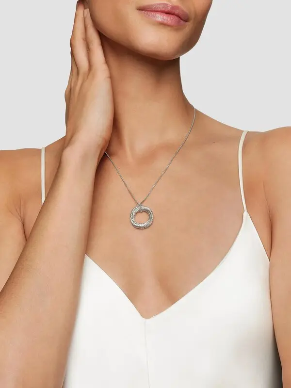 David Yurman Crossover & Sterling Silver Pendant Necklace