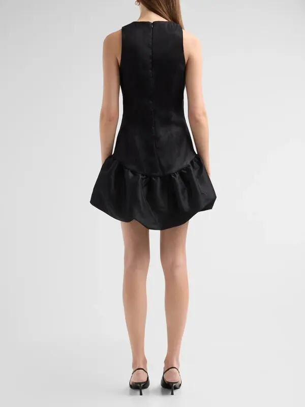 KIKA VARGAS Birgit Taffeta Mini Dress